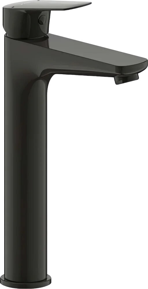 Смеситель для раковины Bravat Rhein F1429564BW-A-ENG черный, матовый, кран для ванной в раковину, из латуни, рычажный, с керамическим картриджем