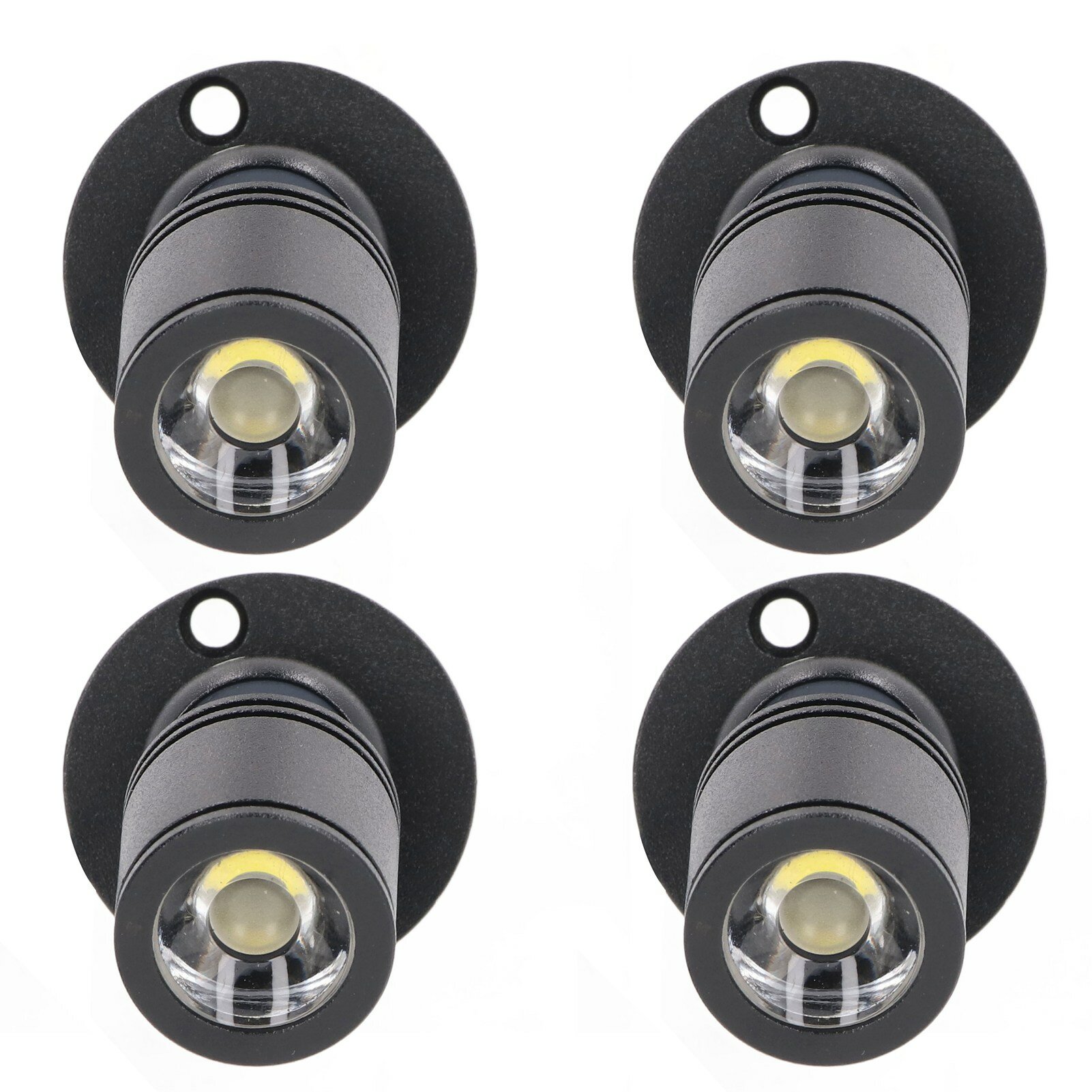 4pcs LED Display Spot Lights 5V Dimmable USB Mini Spotlight черный теплый свет для витрин ювелирных изделий крыльца входа