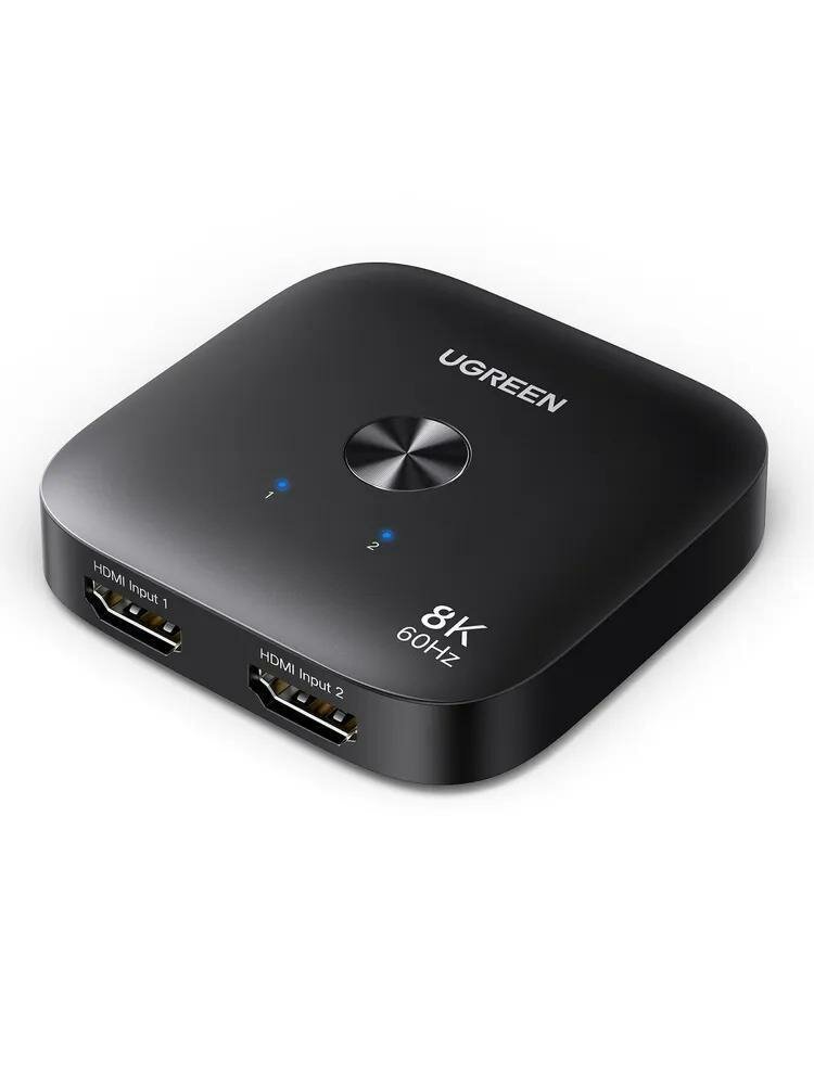 Переключатель UGREEN AW700 (65877) Черный 2xHDMI RU