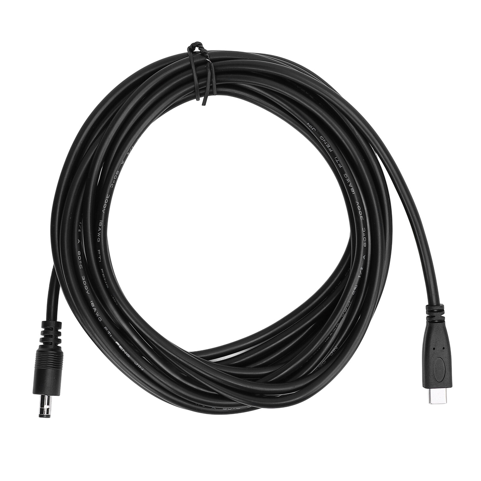 Кабель питания DC — Type C, 5 м (16,4 фута), влагозащищенный, для спутниковой антенны, совместимый с зарядкой мощностью 65 Вт+ (Power Delivery).