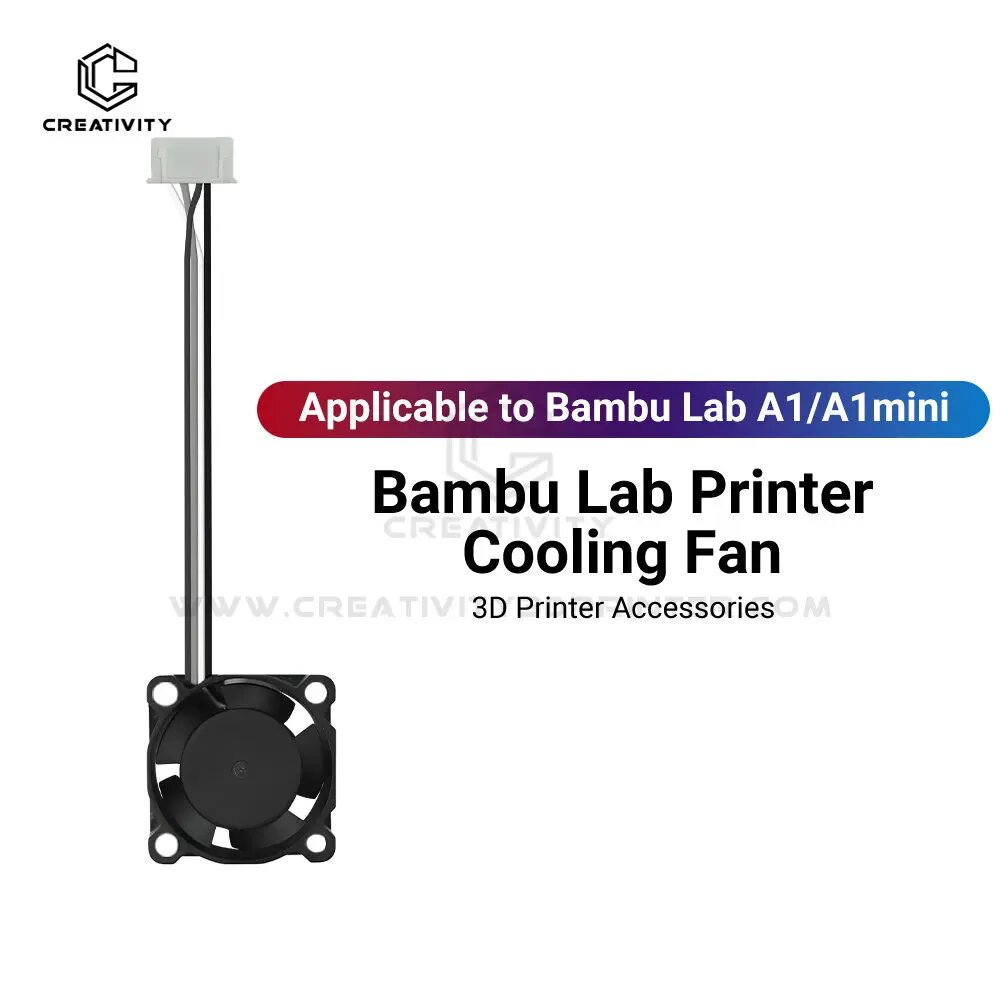 Для Bambu Lab A1/A1 мини-3D-принтер 2510/5015 A1 мини-компонентный охлаждающий вентилятор Воздуходувка для мини-кулера Bambulab a1