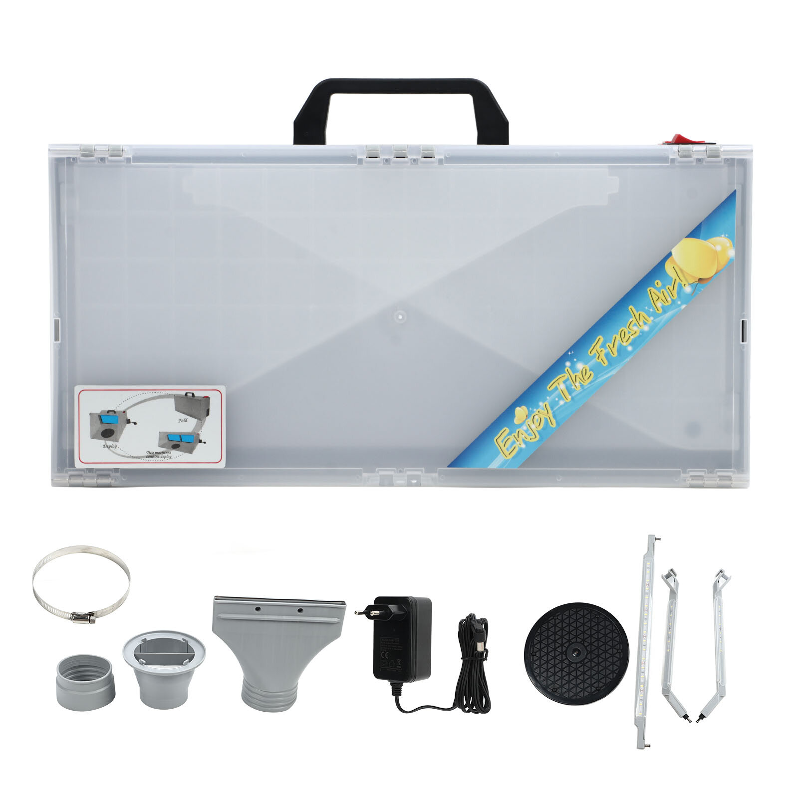 Вентиляция-фильтр для покрасочной камеры, с LED, 100 240 В