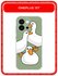 Силиконовый чехол на OnePlus 13T / Ван Плас 13Т с принтом "Утиное трио"