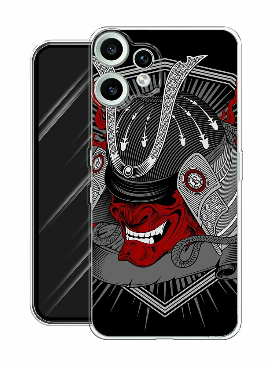 Чехол на CMF Phone 2 Pro / CMF Фон 2 Про с принтом "Красная маска самурая" — фото 1