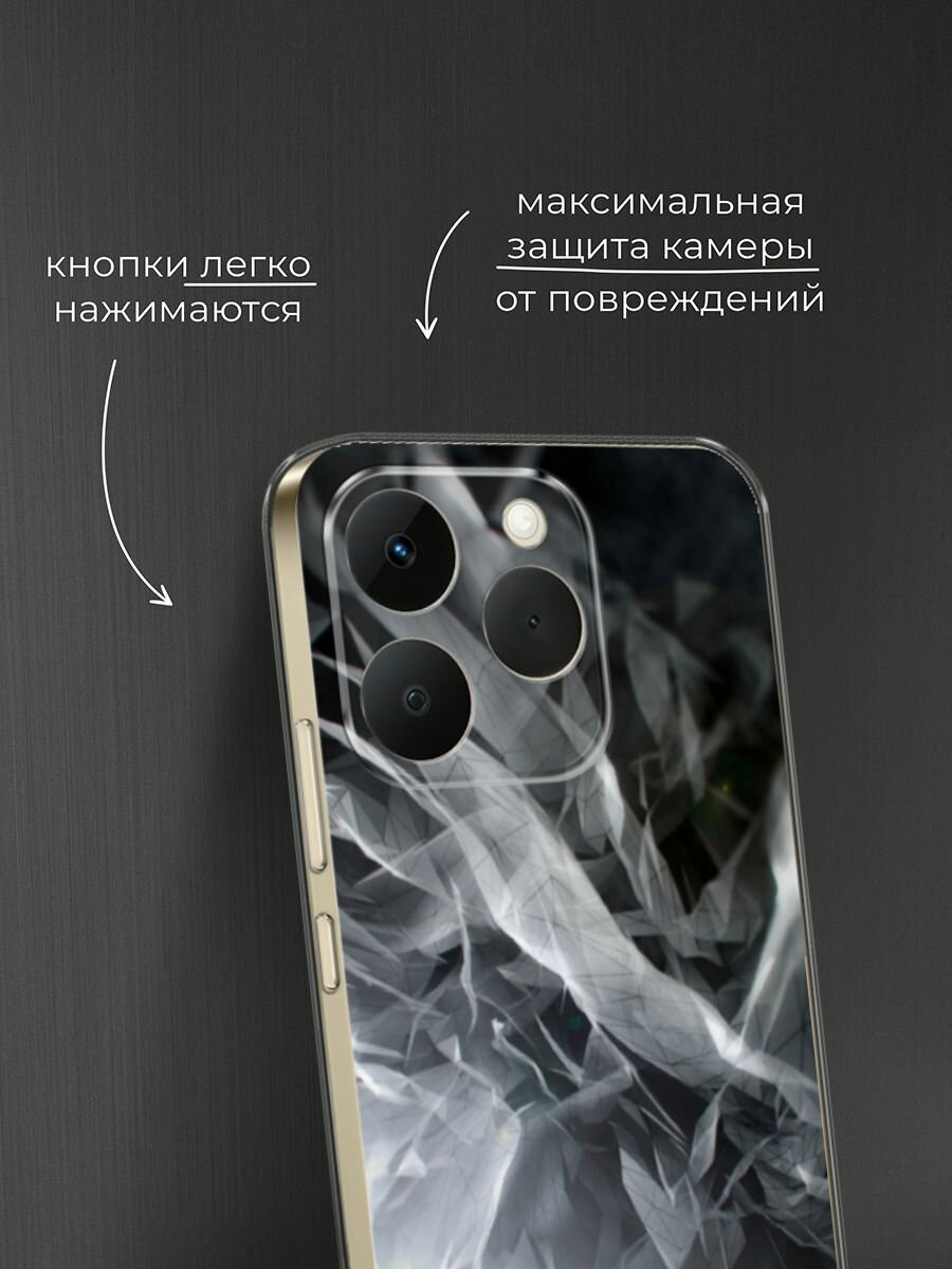 Силиконовый чехол на Realme 15T / Реалми 15Т с принтом "Абстракция 9" — фото 1