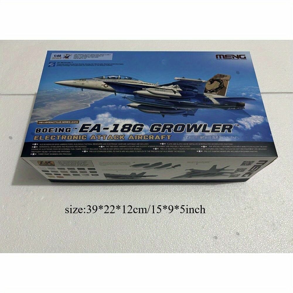 MENG LS014 1/48 BOEING 'EA-18G GROWLER" Плоская модель (Без модели солдата.) 1 pcs