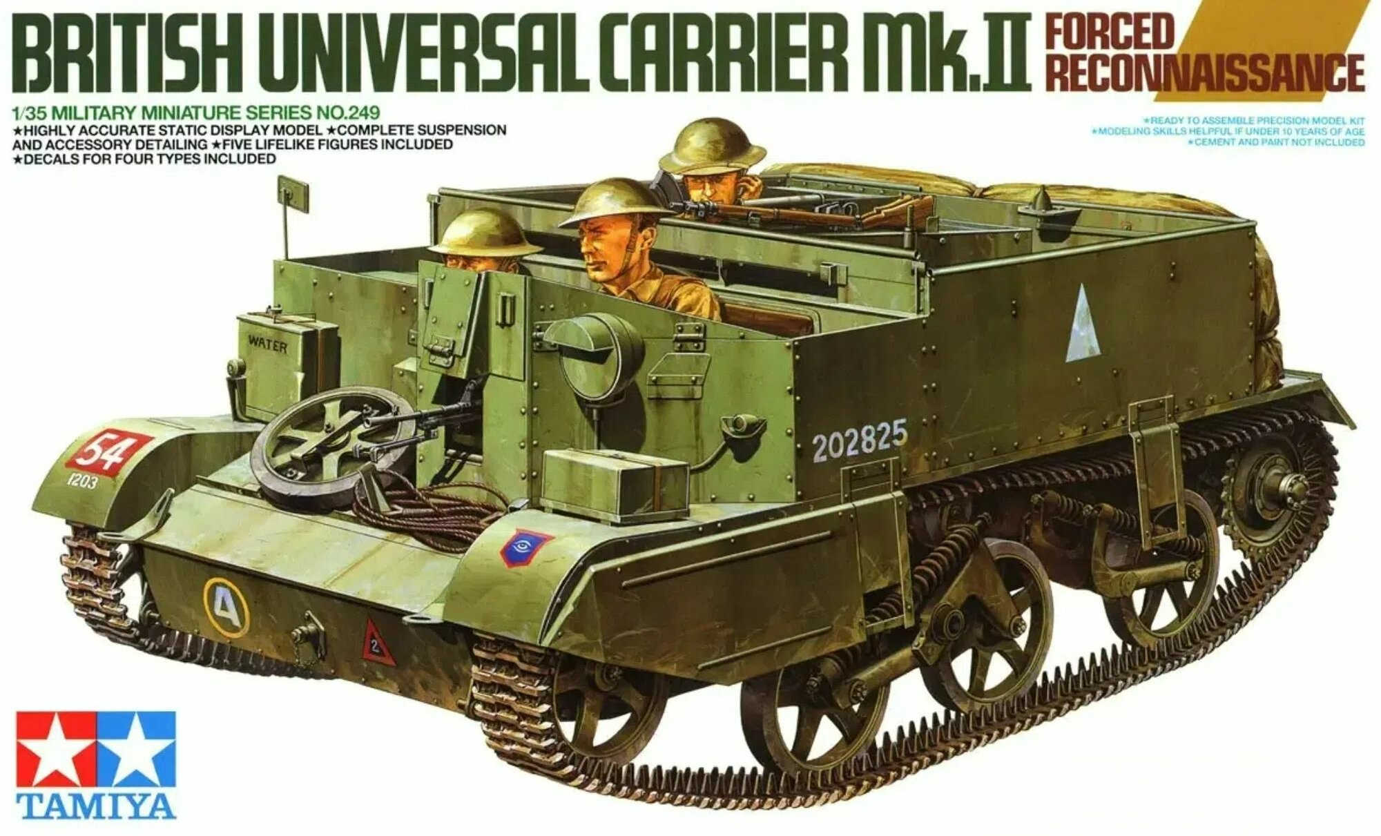 Tamiya35249 1/35 Mk.II Британская разведка Модель сборки бронетранспортеров