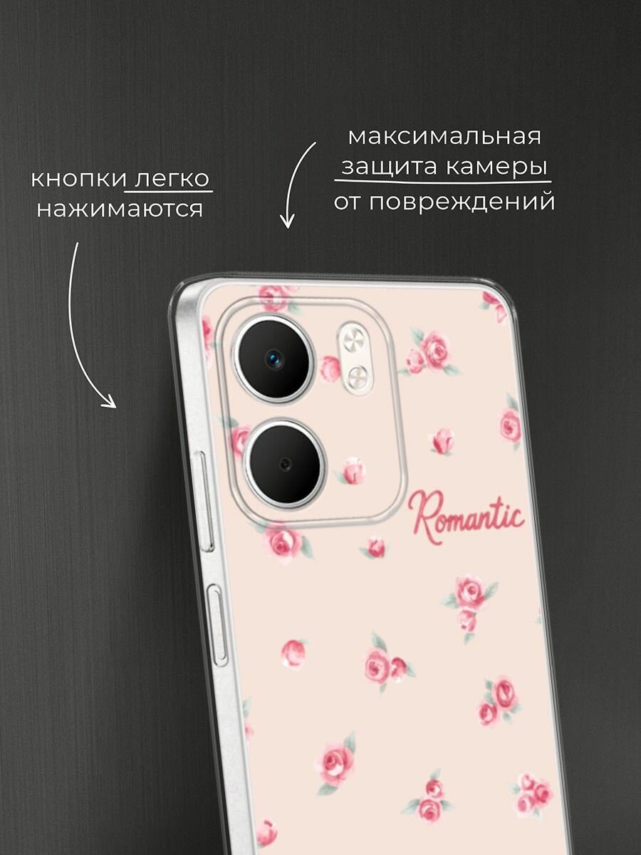 Силиконовый чехол на Oppo A5x / Оппо А5x с принтом "Romantic" — фото 1