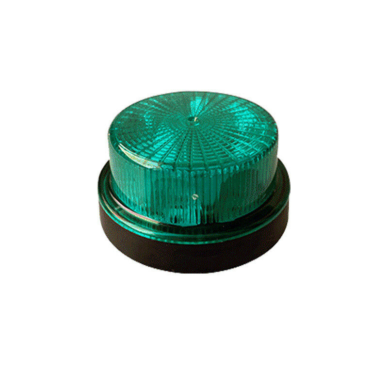 Led warning light with rotating flash and multiple color options for heavy vehicles brand unknown, green