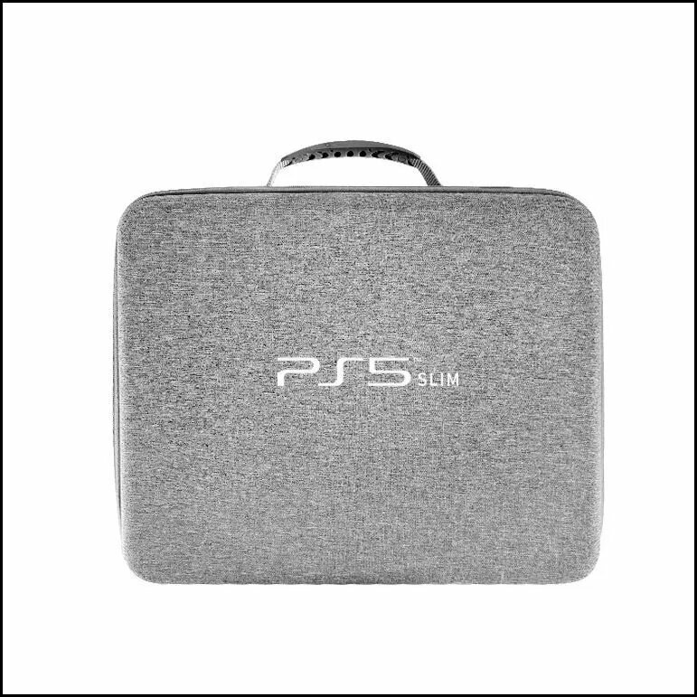Сумка чехол для игровой приставки PS5 Slim, серый кейс