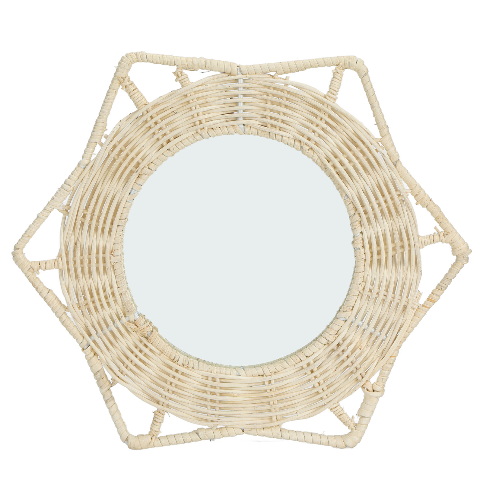 Настенные украшения, подвесное зеркало, прочное маленькое круглое украшение, антикварное зеркало для дома