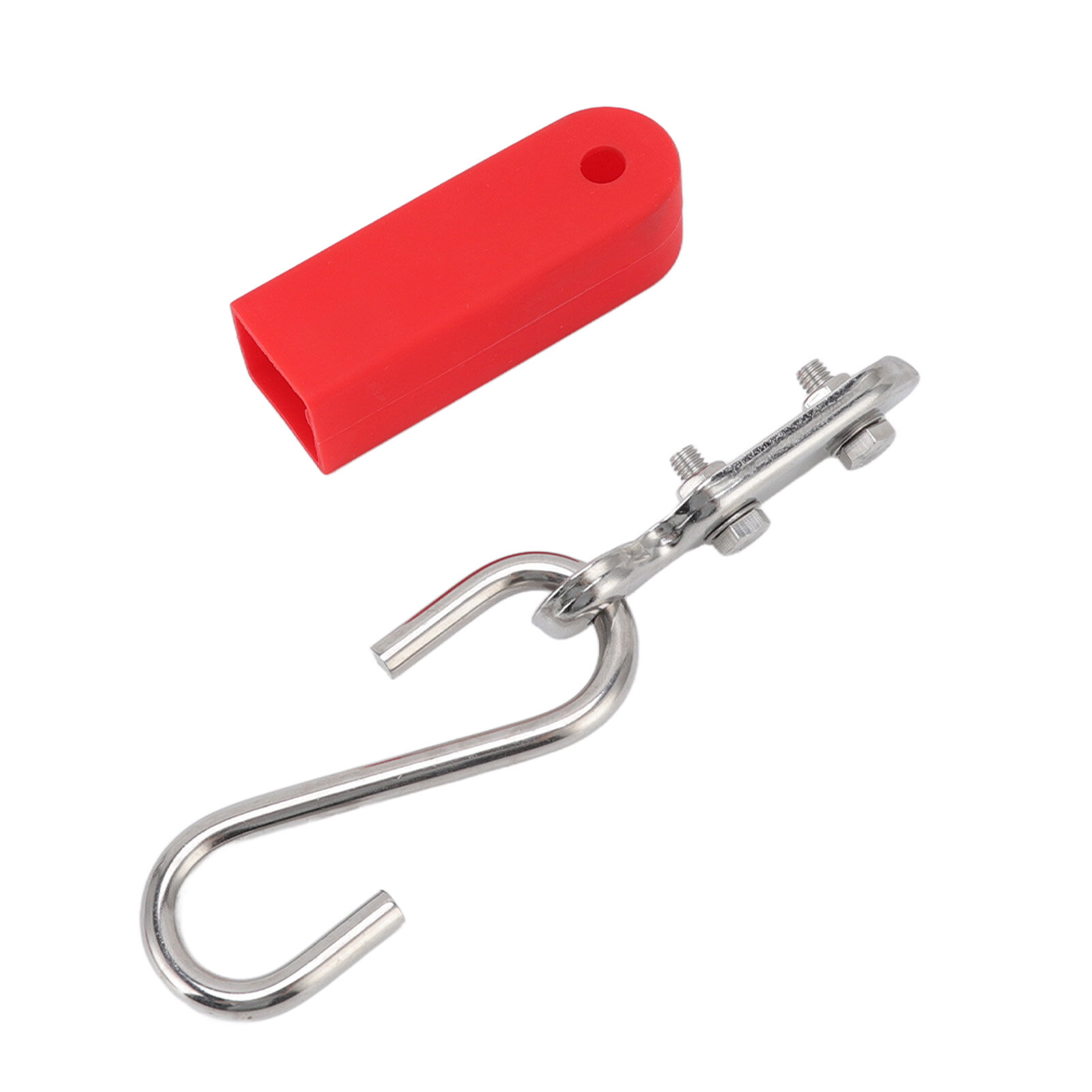 Крюк для веревки из нержавеющей стали 304, безопасный, устойчивый к коррозии, небольшой встроенный крючок для дорожной веревки для бассейна