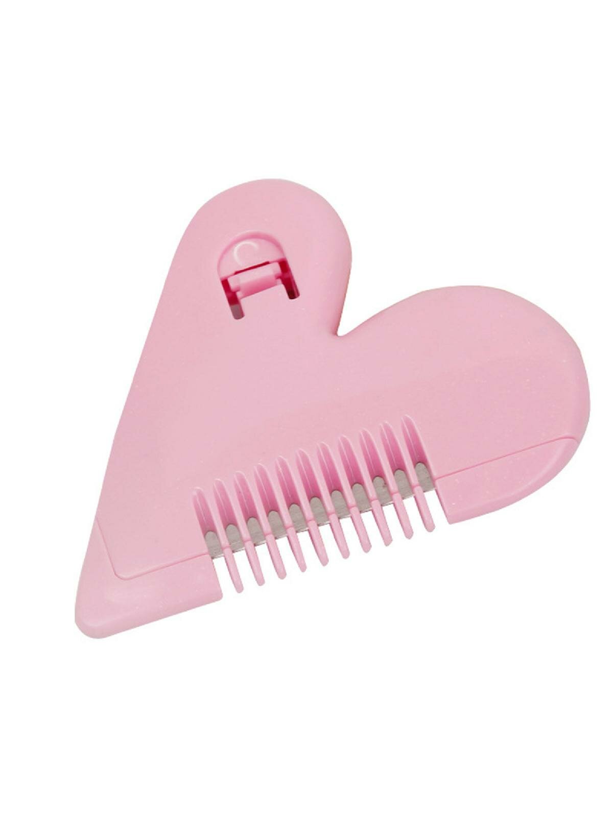 Двусторонняя расческа "Персиковое сердечко" для стрижки и подравнивания волос.