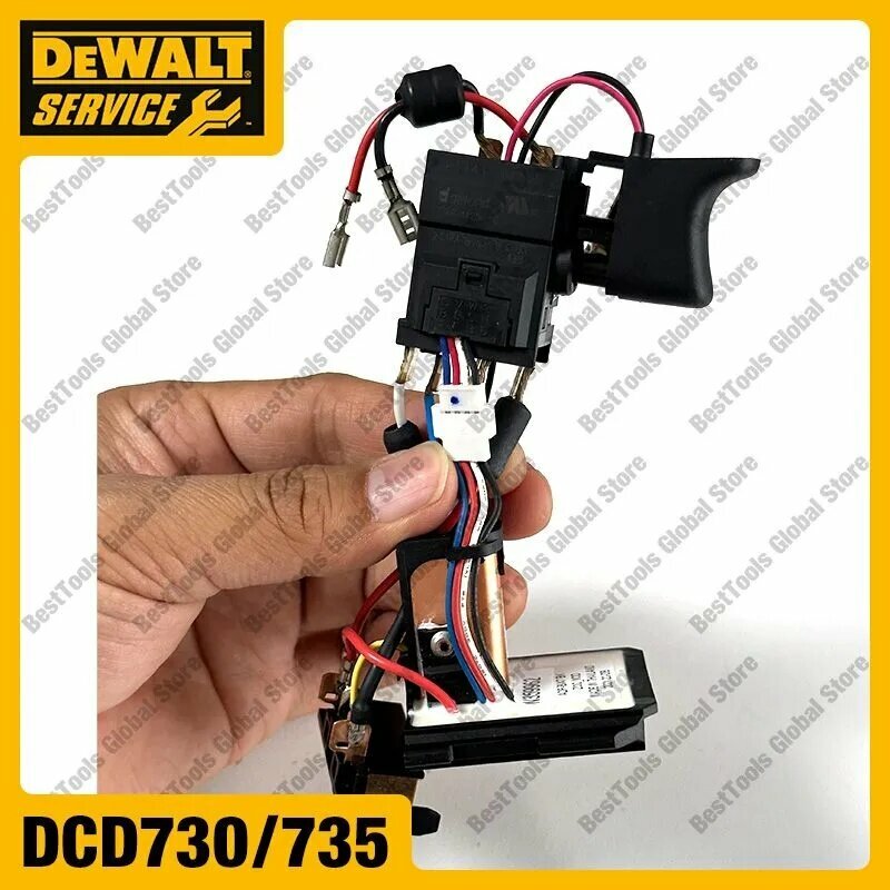 Выключатель для электроинструмента Dewalt N359961 DCD735 DCD730 DCD735L Аксессуары для электроинструмента DCD730L