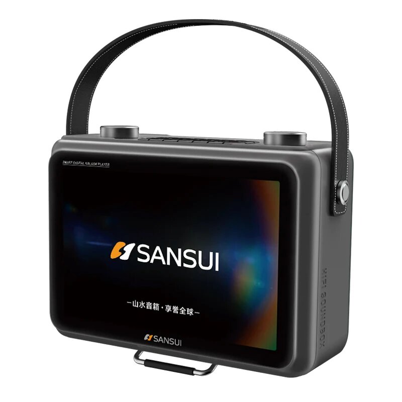 SANSUI K115 Портативный Bluetooth-динамик с экраном, серый