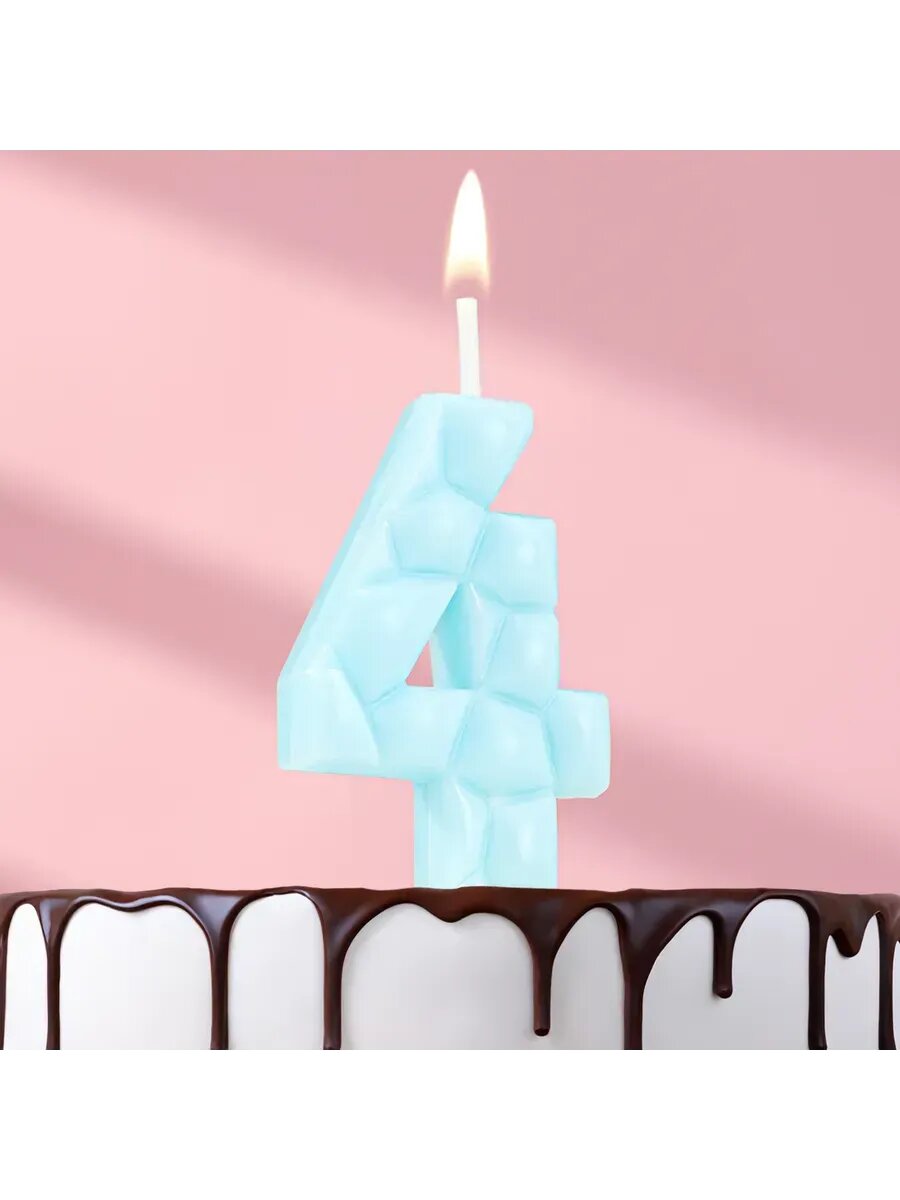 Свечи для торта цифры Цифра 4