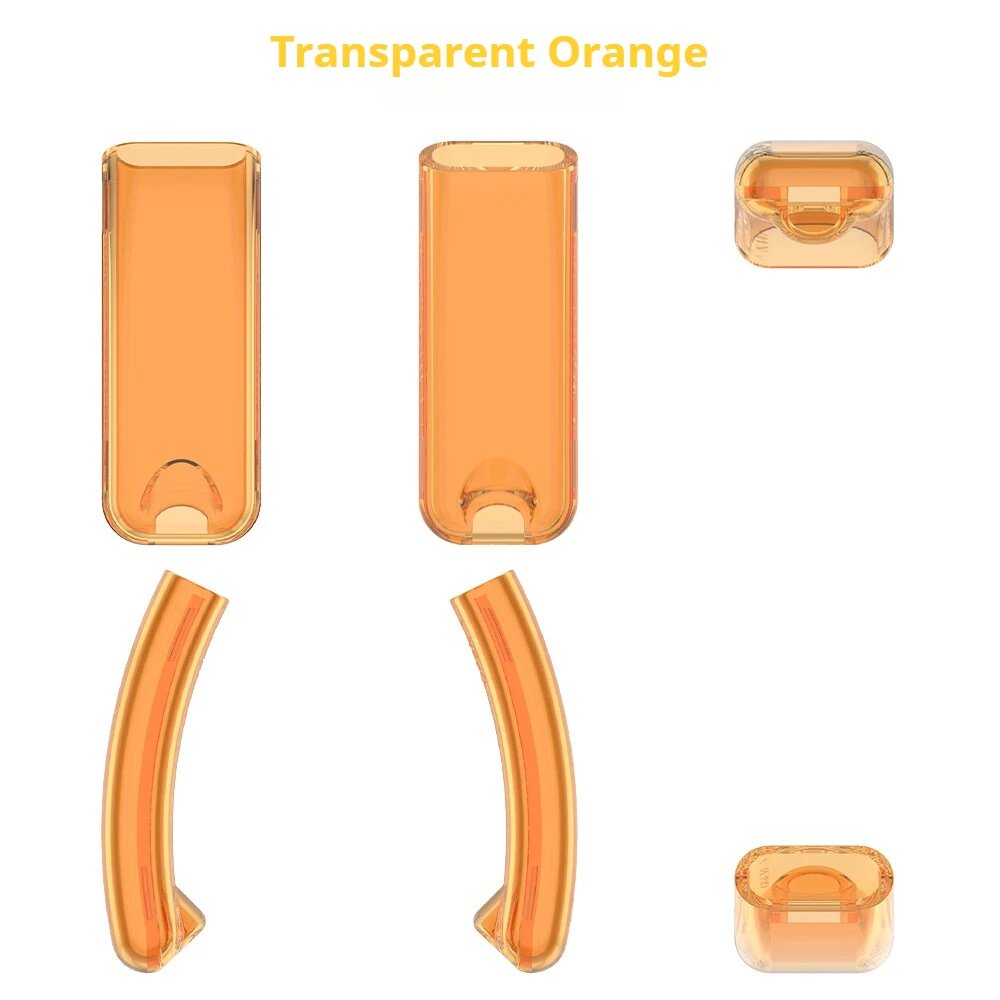 Прозрачный чехол для наушников Nothing (1) Transparent Orange