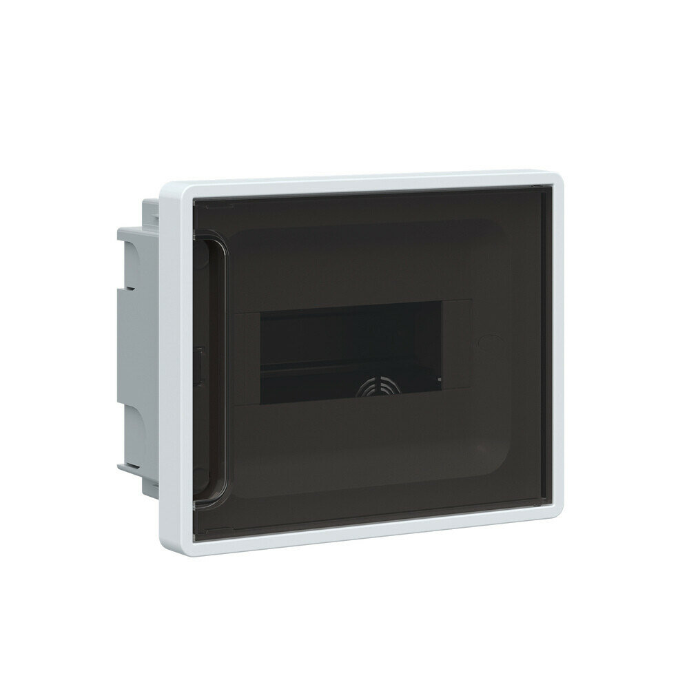 Щит распределительный встраиваемый DKC Frame ЩРВ-П пластиковый IP40 180,9х224,4х99,5 мм 8 модулей непрозрачная дверь