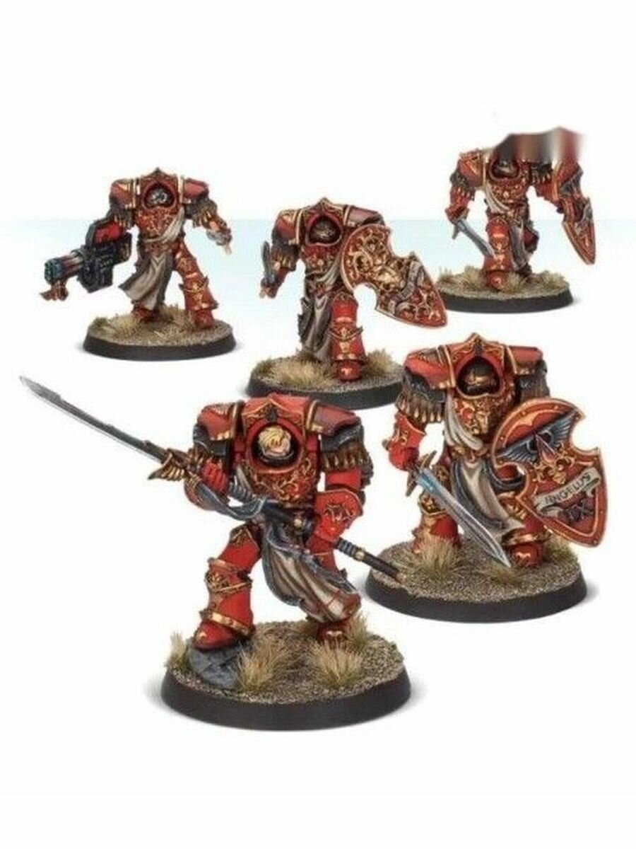 Blood Angels Crimson Paladins / Вархаммер 40к смола / Warhammer 40000 миниатюры
