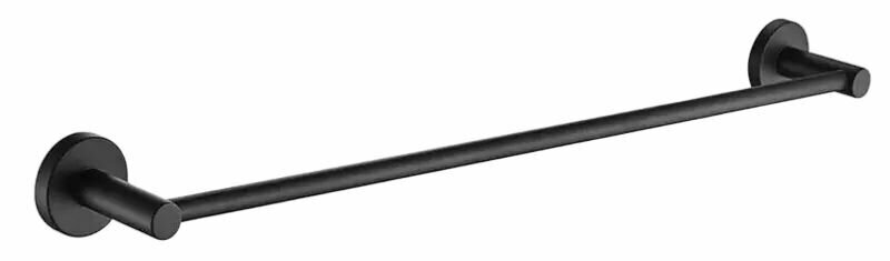 Полотенцедержатель Rainbowl 2256-40BP LONG трубчатый 40 см черный матовый