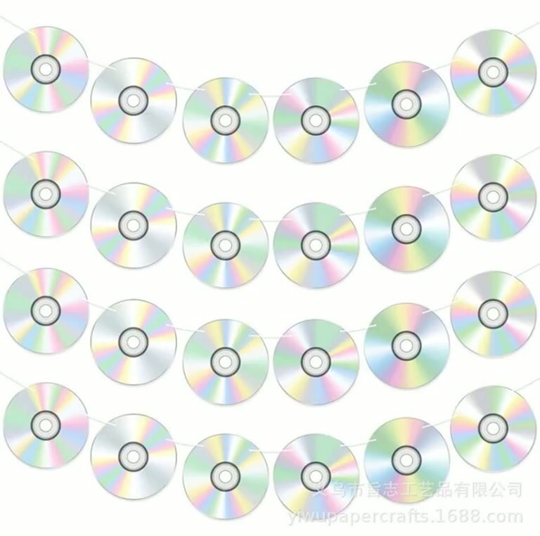 Гирлянда декор Диско вечеринка CD Диск 200см — фото 1