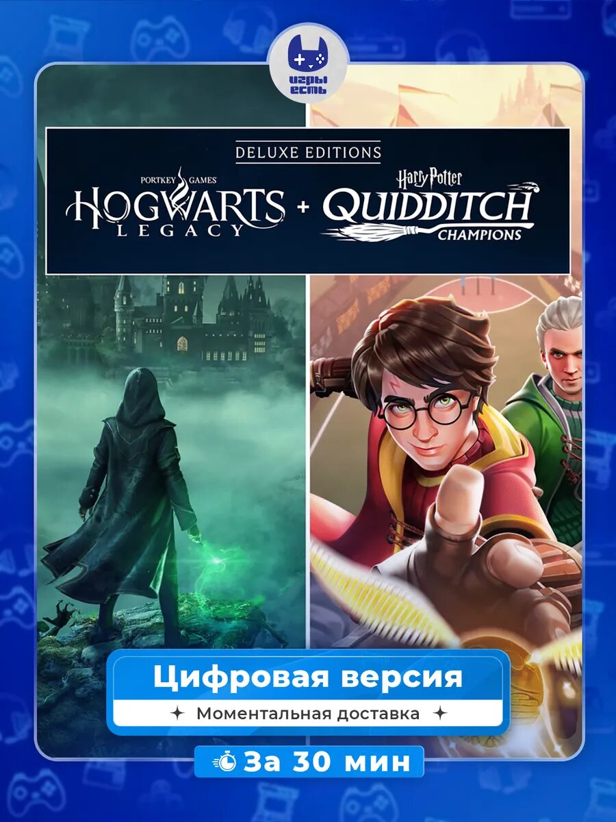 Хогвартс. Наследие + Чемпионы по квиддичу PS4 PS5, цифровая версия, без диска