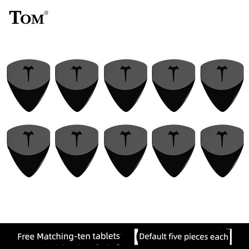 Гитарные медиаторы TOM, медиаторы для укулеле, медиаторы для электрогитары, для быстрой игры, противоскользящие,