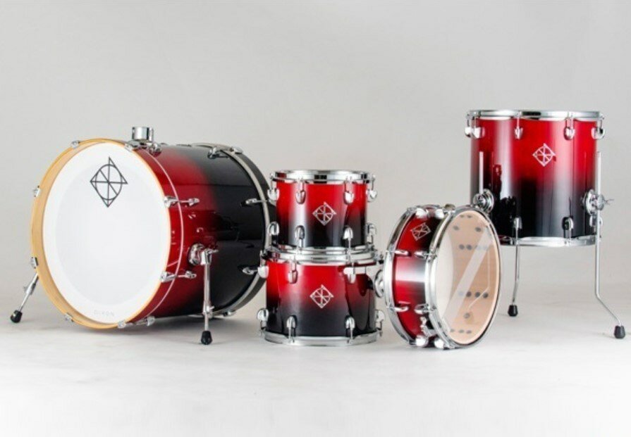 Dixon PODFM422CRF Fuse Maple Набор барабанов, красный санберст