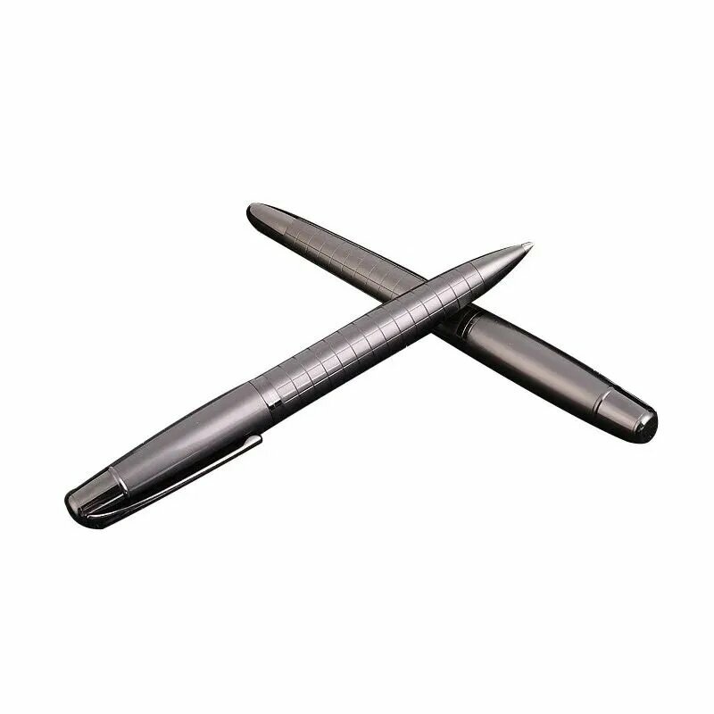 Ручки шариковые премиум металлические с утяжелением для школы, офиса, бизнеса (синие, черные) подарочная упаковка письменные принадлежности канцтовары