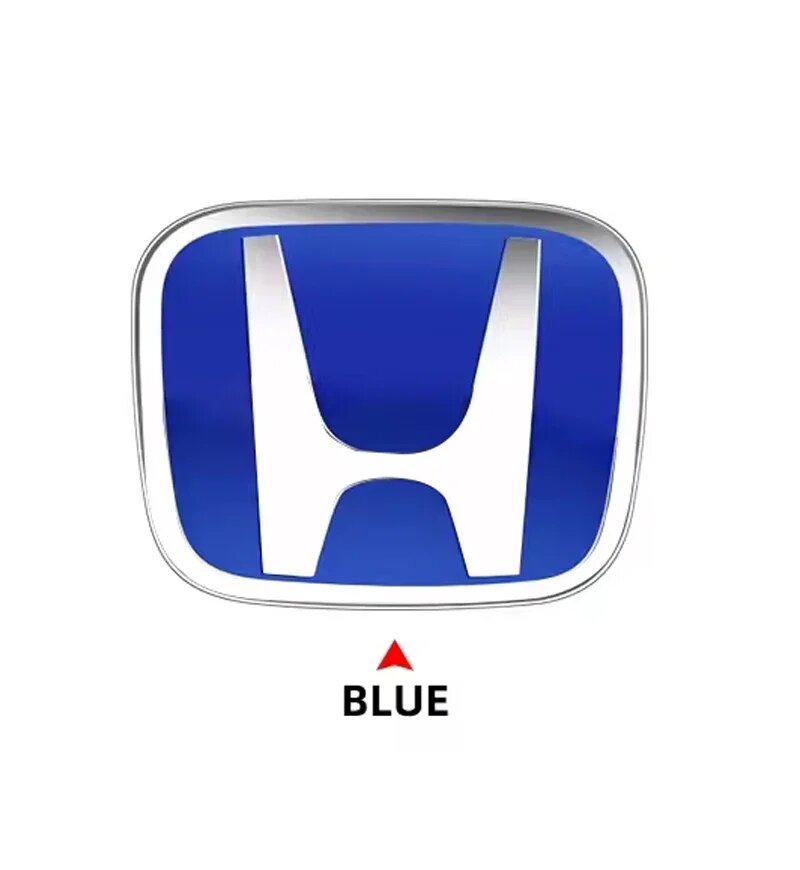 3D-эмблема на руль из ABS-пластика для Honda Civic/Accord/CR-V/Odyssey, красно-черно-синяя Blue