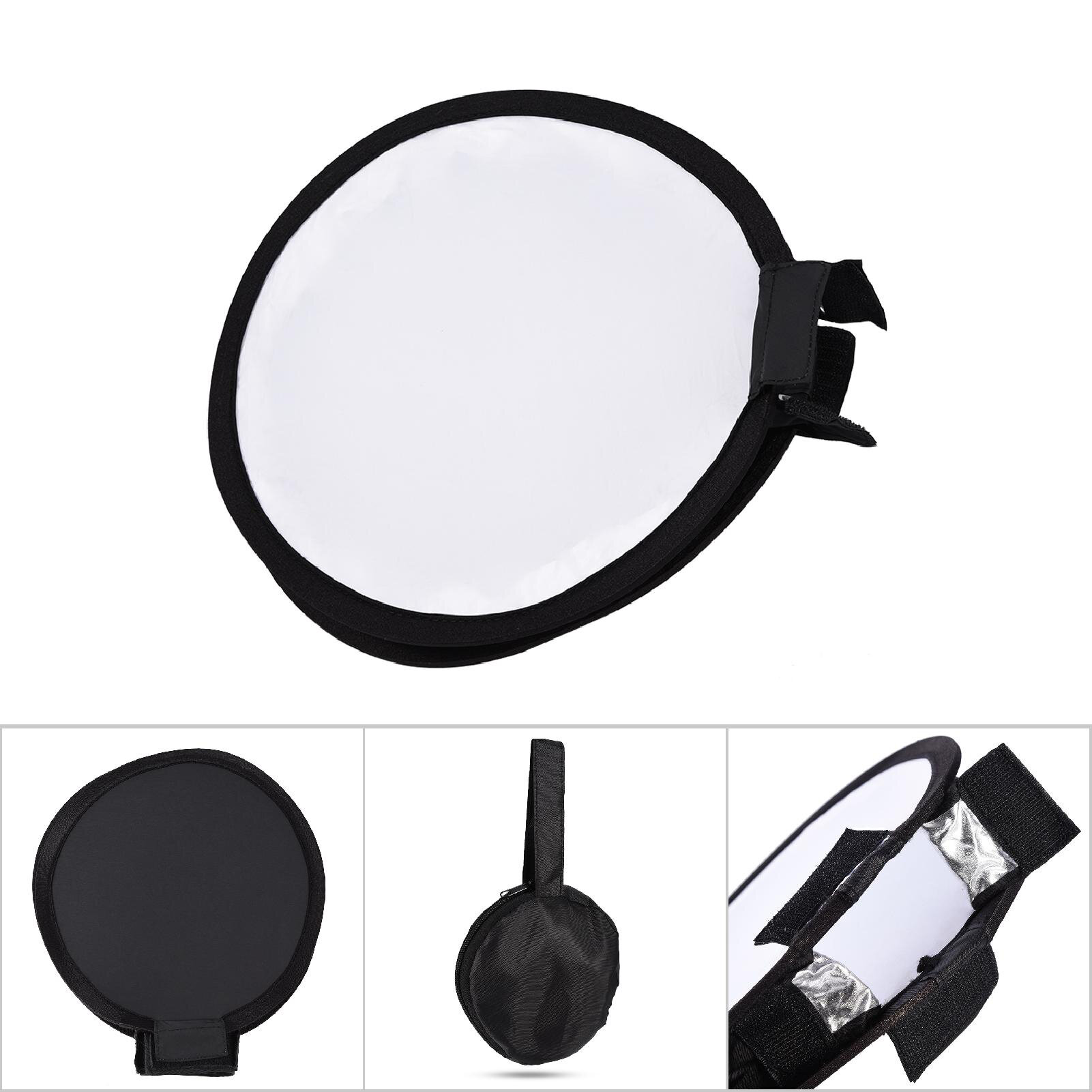 Mini Portable Round Beauty Dish Speedlite Flash Diffuser Softbox (30cm)