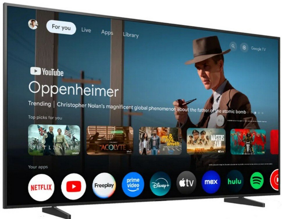 Телевизор Sony K-55XR5, 4K Ultra HD, 3840x2160, Smart TV, черный — фото 1