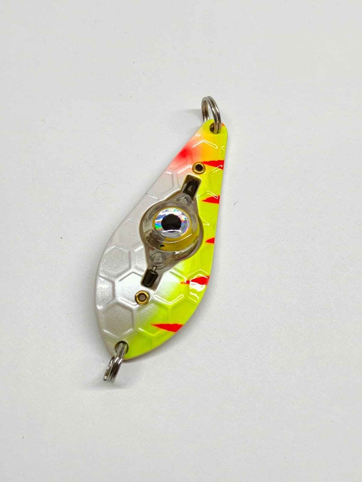 Блесна колебалка атом светодиодная мигающая вес 21 гр. Цвет: #8