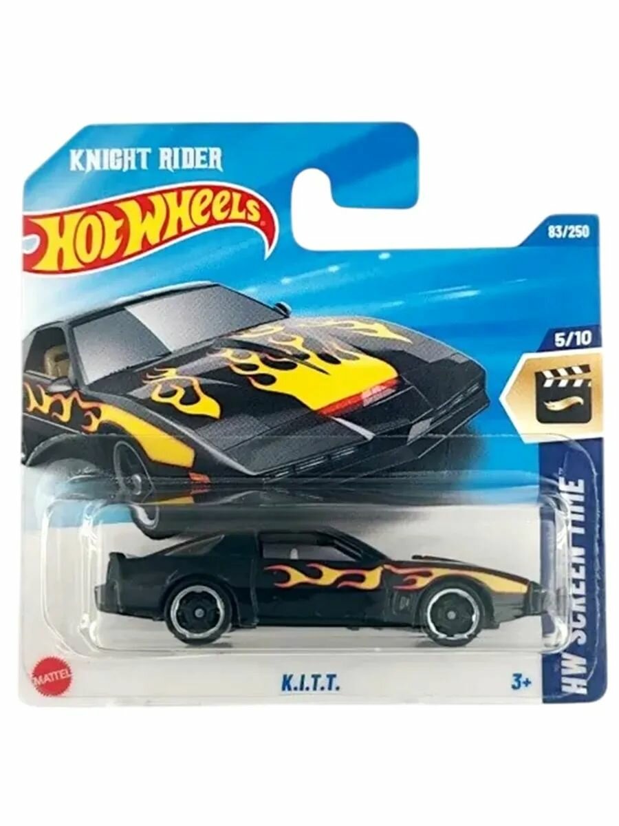 Hot Wheels K.I.T.T. (HYX27), серия HW Screen Time, 1/64, металл, коллекционная модель