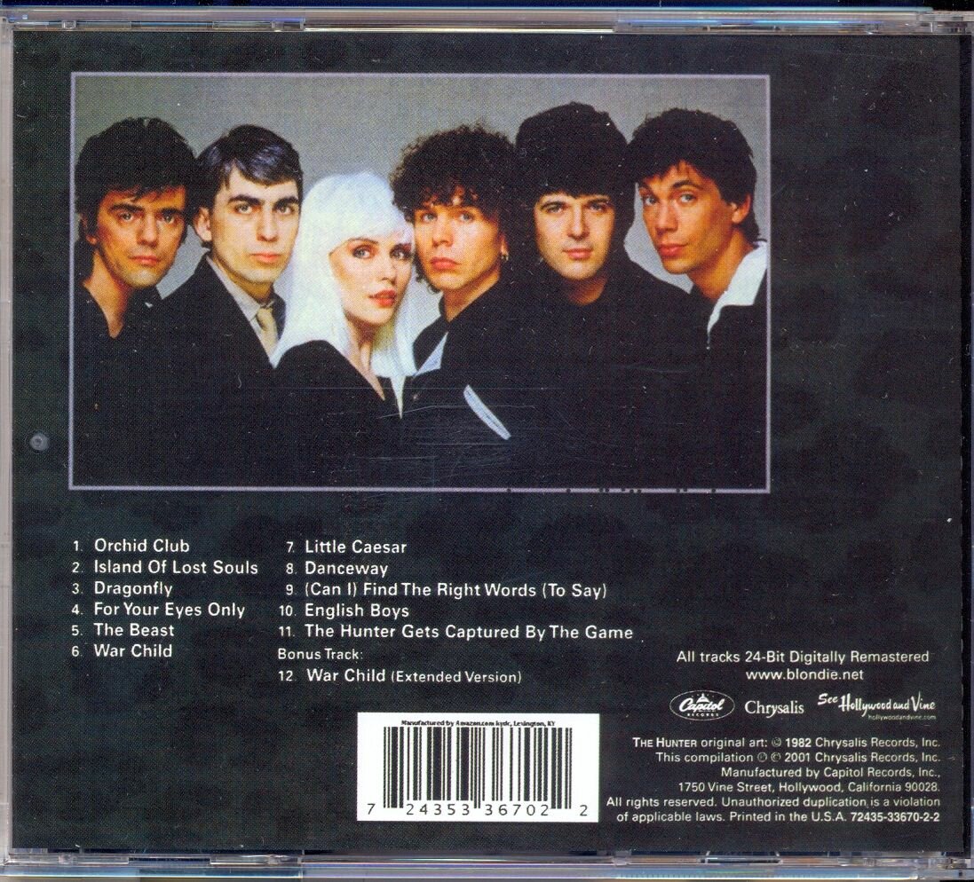 BLONDIE - The Hunter 1982 г. Компакт диск — фото 1