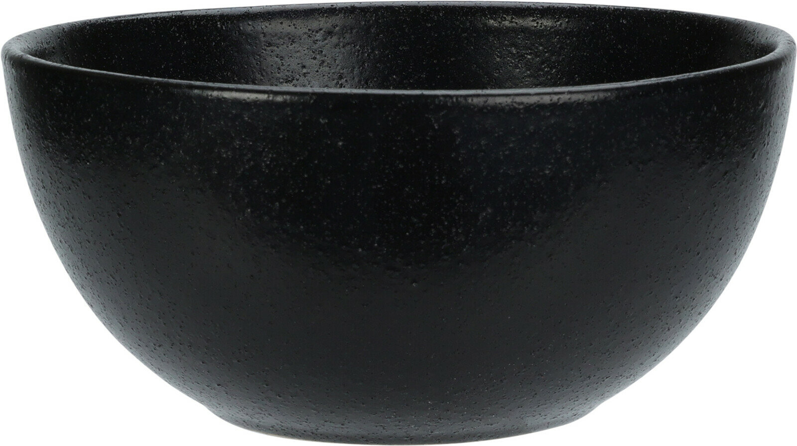 Тарелка глубокая KOOPMAN "Black", 14,8 см, керамическая, черный