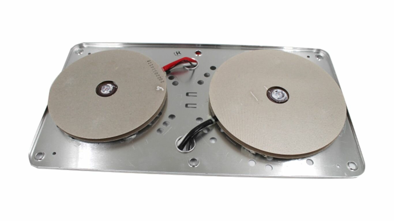 Конфорка (правая) в сборе для варочных поверхностей, плит Zigmund & Shtain CI 33.6 B D180+160мм