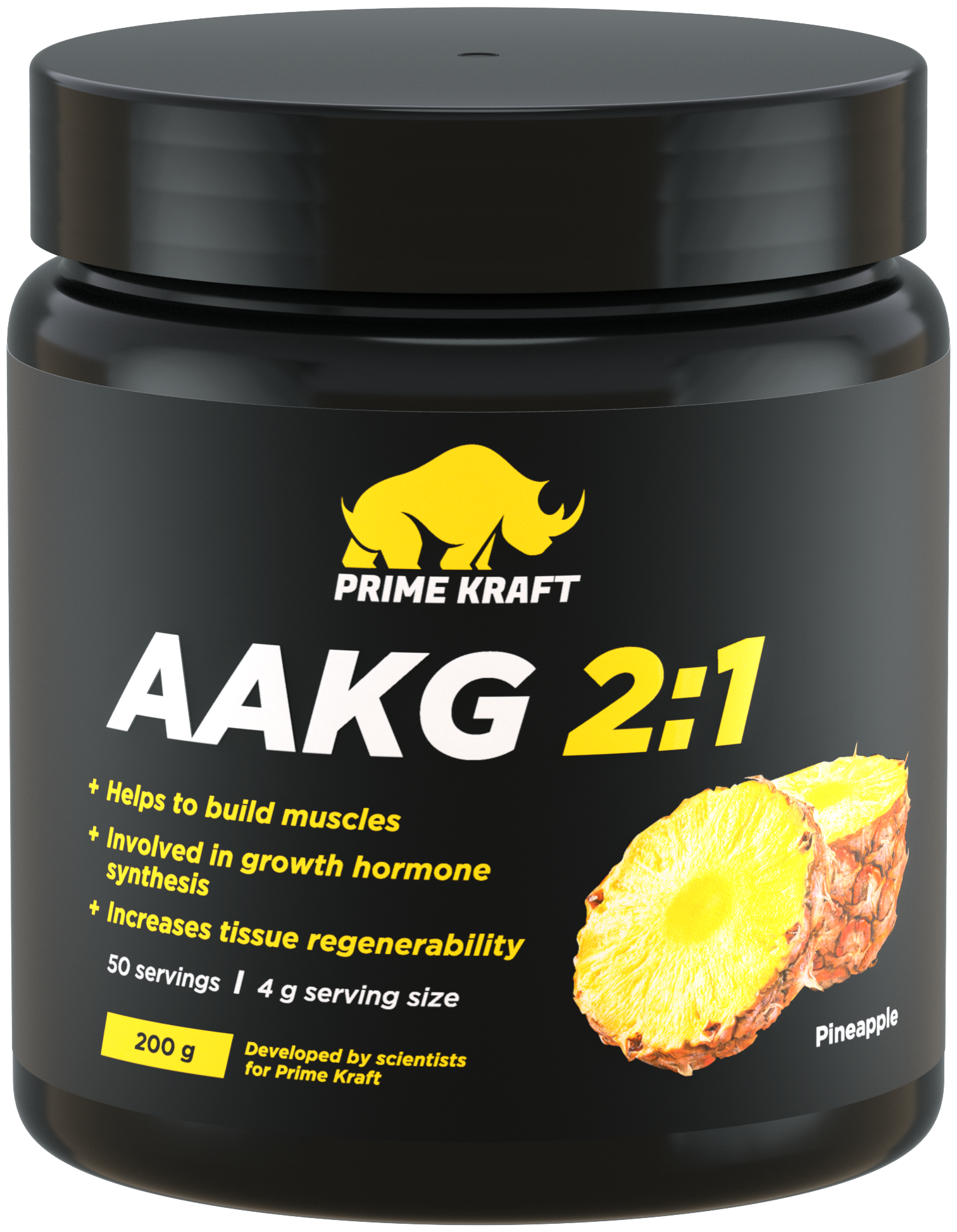 Аминокислоты AAKG 2:1 Prime Kraft 200 г, ананас