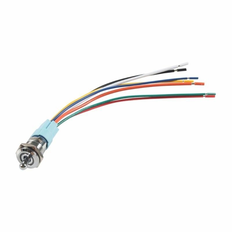 Автомобильный 7-контактный RGB трехцветный водонепроницаемый разъем для тумблера-1 упаковка