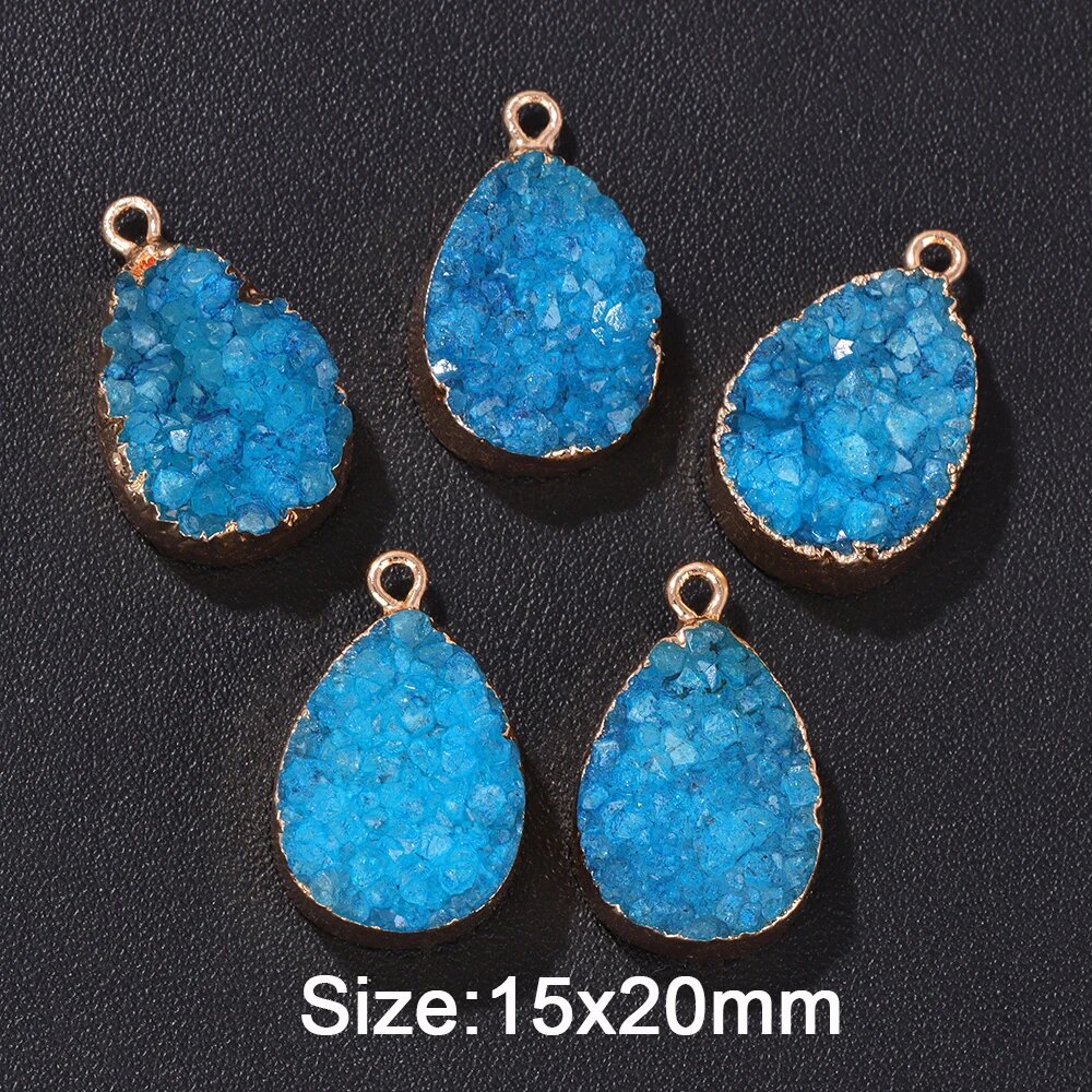 Подвеска Друза из агата RISYF 1 Piece, NO.5