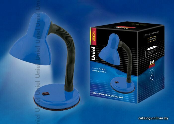 Лампа настольная светильник (00452) TLI-201 синий