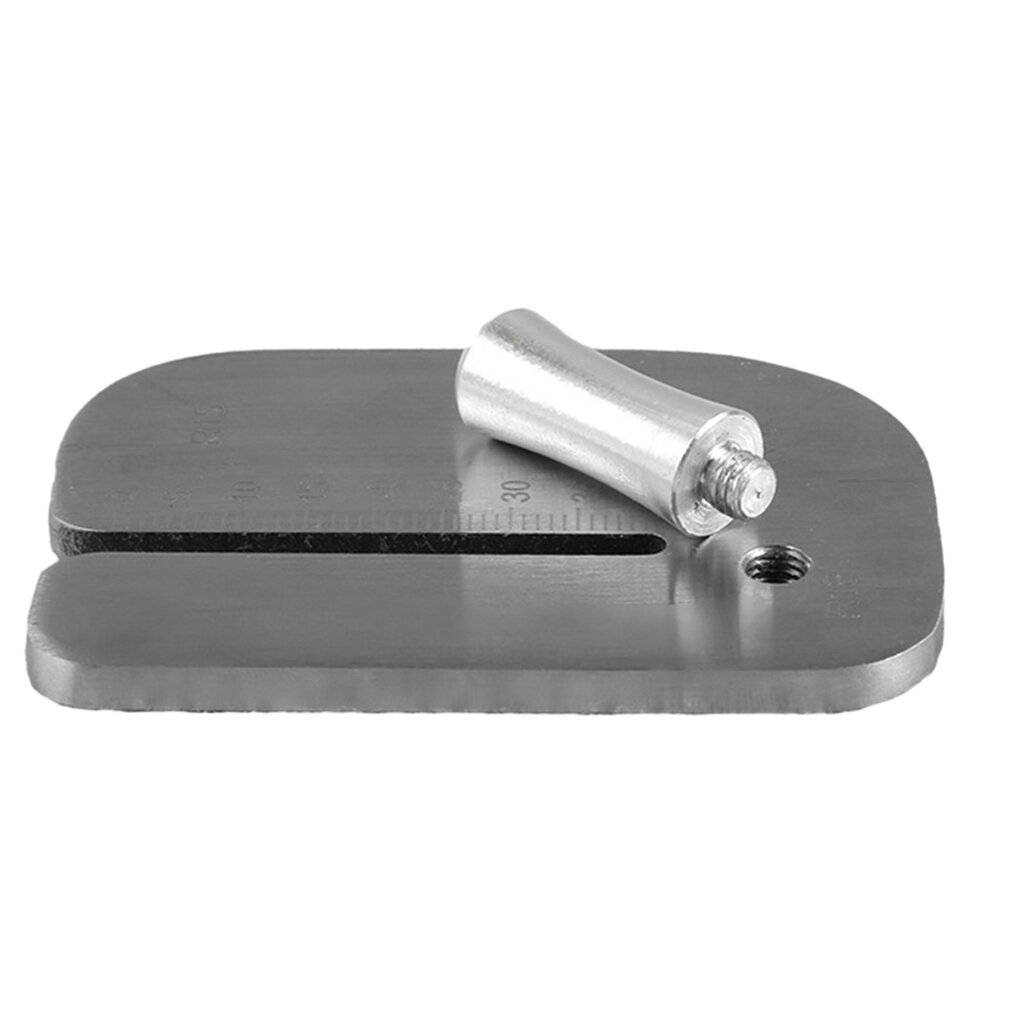 2 Sets Stainless Steel Leathercraft Punch Aid Plate