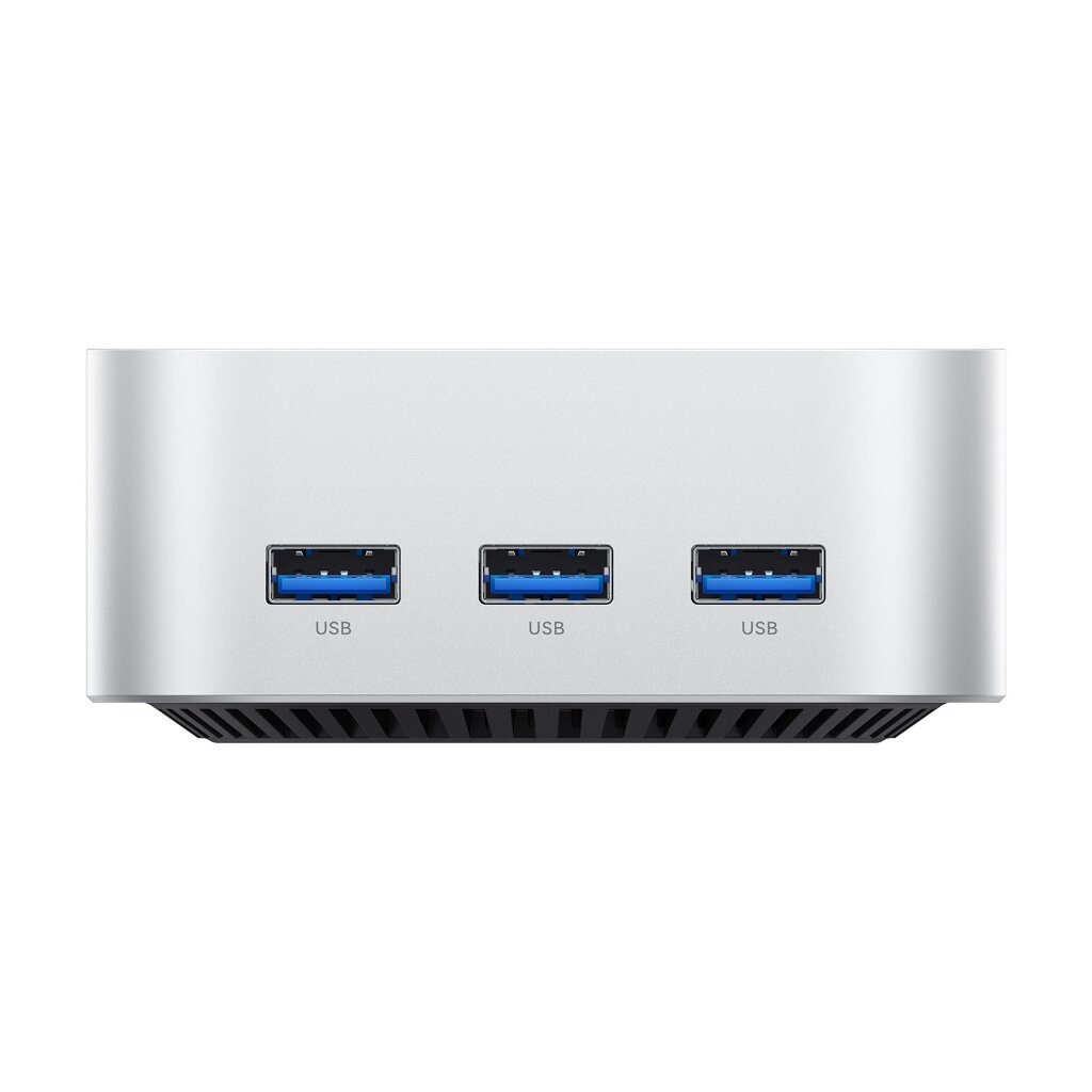 Мини-ПК N150 12 ГБ Оперативной Памяти 256 ГБ Твердотельных Накопителей Быстрый Процессор С Бесшумным Вентилятором Два 4K Поддержка Нескольких Портов Для Игр в Домашнем Офисе