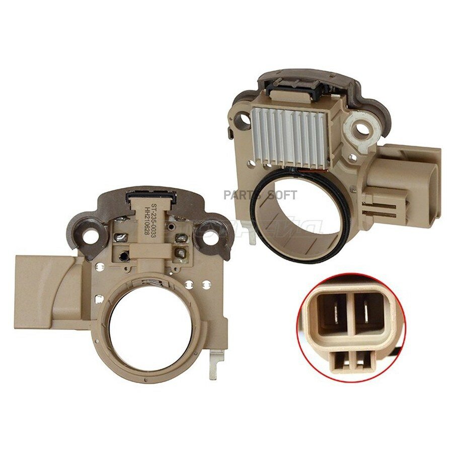 Реле-регулятор напряжения генератора HYUNDAI TERRACAN/H-1 00-/KIA CARNIVAL/SORENTO 2.5TD/2.9TD 01- D SAT ST-235-0033 | цена за 1 шт