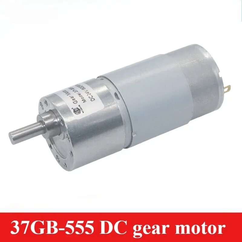 Двигатель постоянного тока JGB37-555 6-24В 600rpm, Motor x Bracket, 24 В