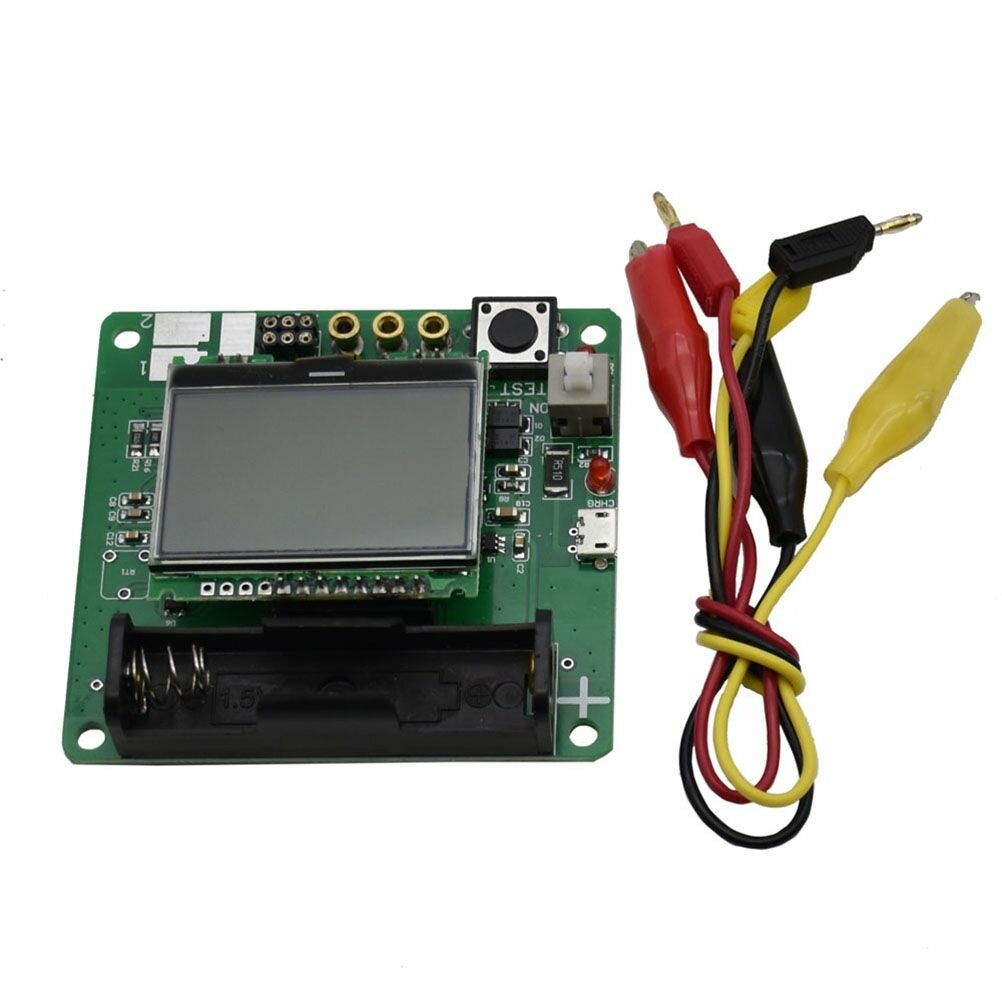 Тестер транзисторов для проверки диодов и конденсаторов с измерением ESR 1 шт