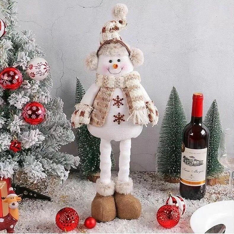 Coopeahen Игрушка под елку, Мягкая игрушка, Снеговик*1. высота 60см, длина 20 см