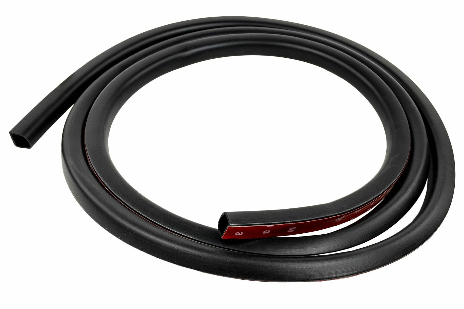 Универсальный увеличенный D-образный уплотнитель капота Деталиус длиной 3 метра для Лада и иномарок