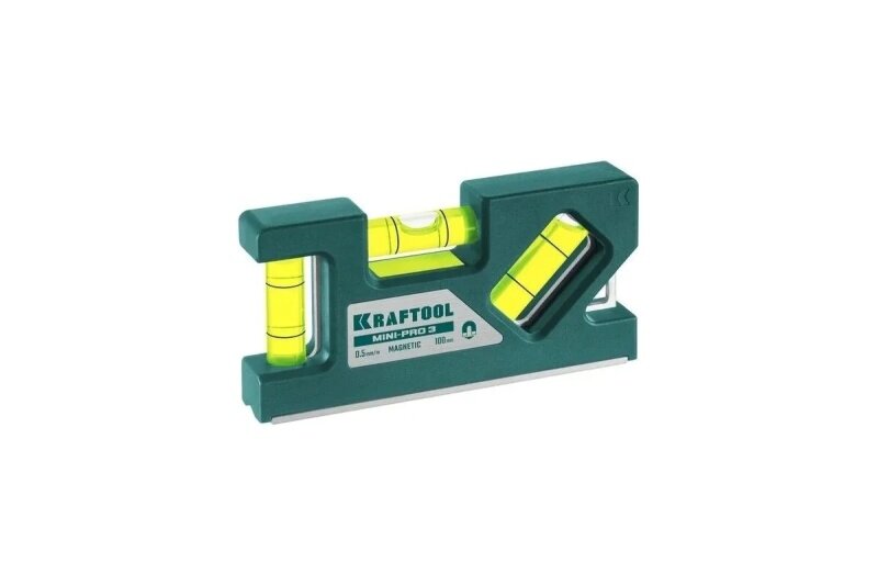 Уровень компактный KRAFTOOL Mini-Pro 3, 100 мм