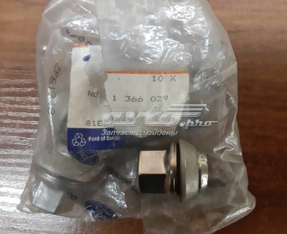 Гайка крепления колеса закрытая М12х1,5 мм. оригинал FORD OEM-номер 1366029 .